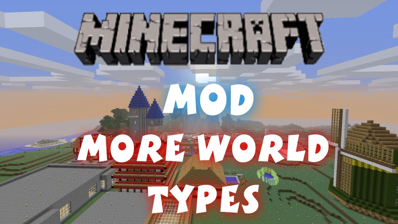 Minecraft - Mods: More World Types - YouTube