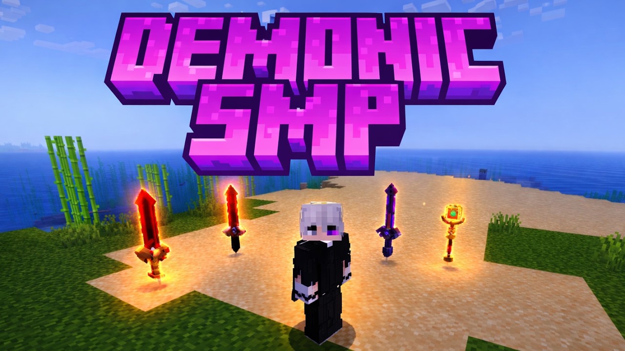 I Created a Minecraft SMP With Custom Weapons… (any one can join this ...
