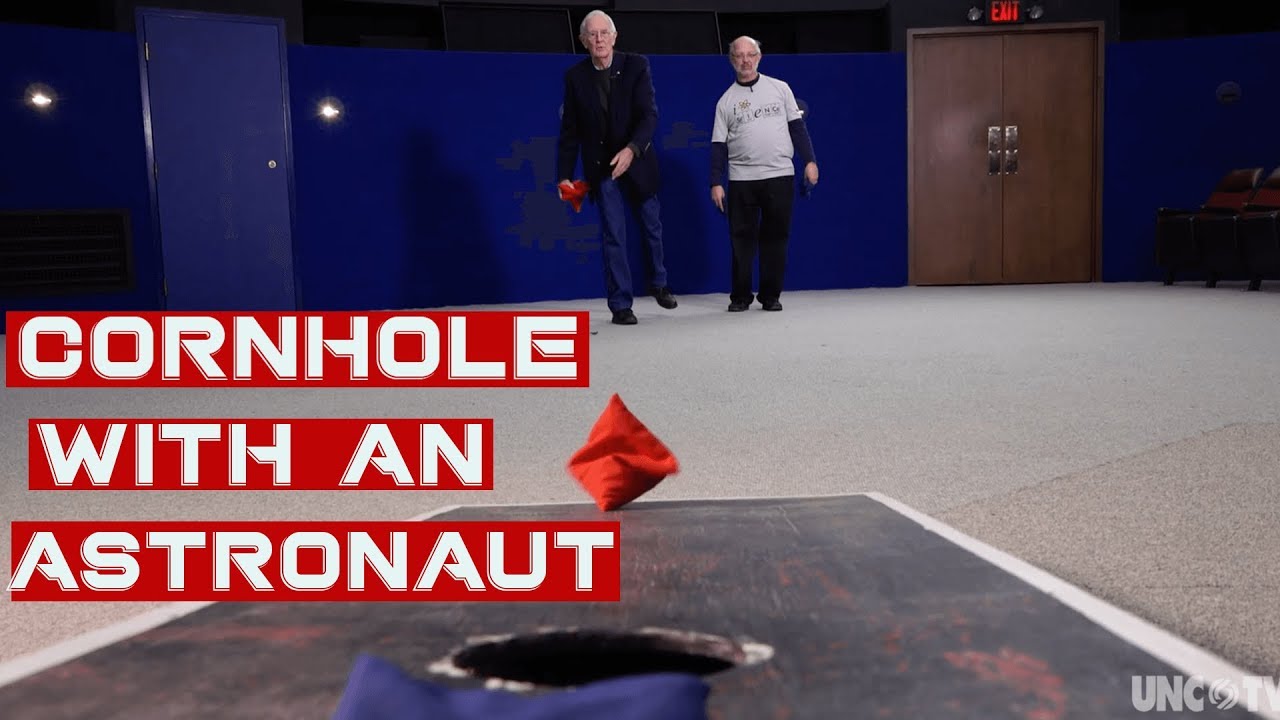 Cornhole with an astronaut | Sci NC - YouTube