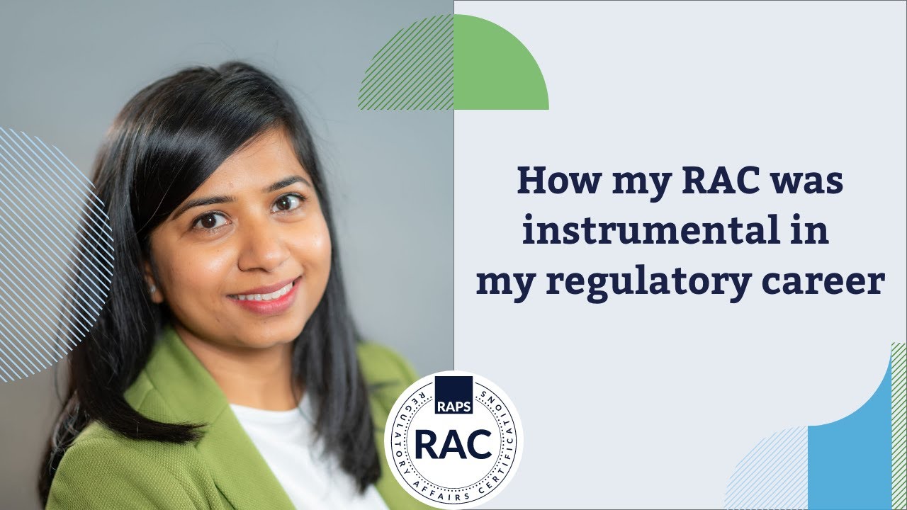 How my RAC was instrumental in my regulatory career - YouTube