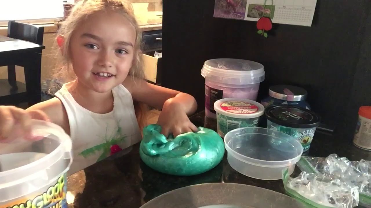 FACE REVEAL AND REVIEWING SLIME!! - YouTube