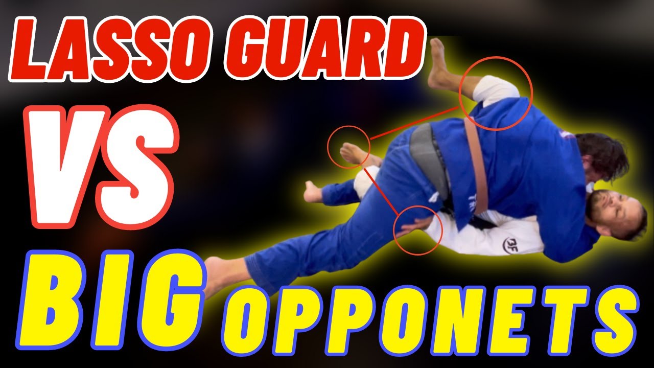 How To Use Lasso Guard With Bigger Opponents, Bjj | Commentary | - YouTube