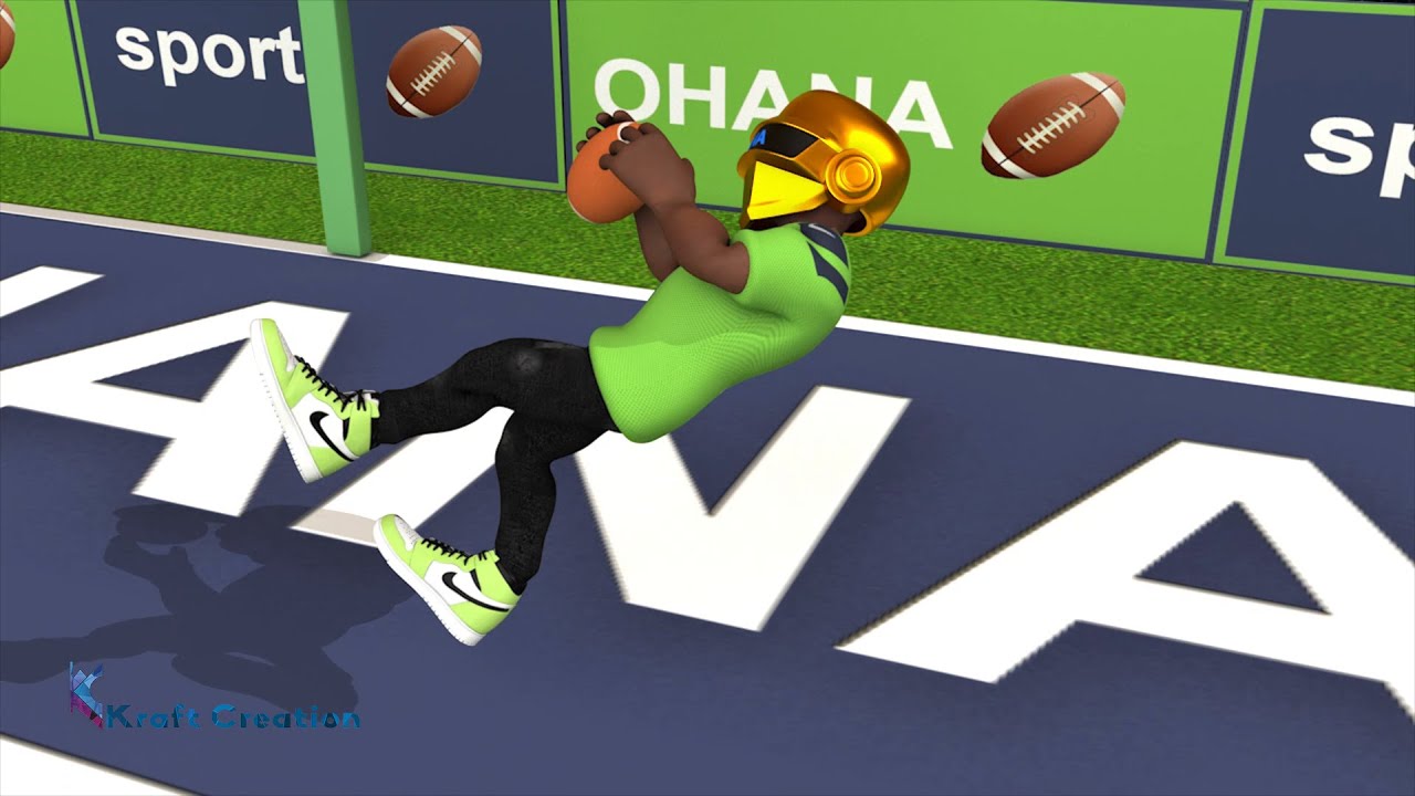 Nike Football golden helmet 3D Animation #kcgi - YouTube