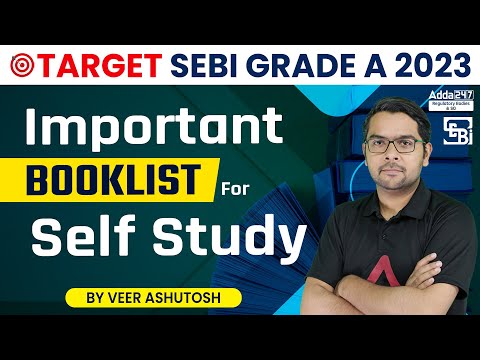 SEBI Grade A 2023 Preparation | Important Book List for Self Study | By Veer Ashutosh Sir - YouTube