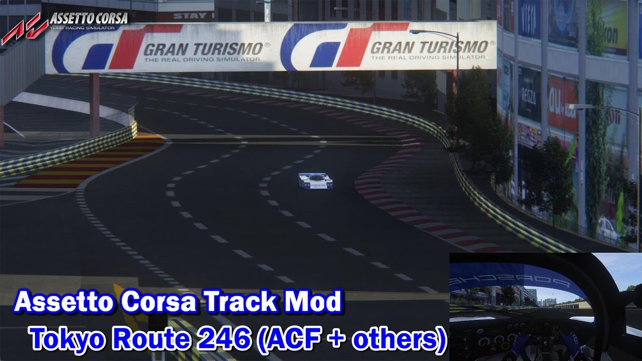 Assetto Corsa Track Mods #102 - Tokyo Route 246 (ACF+others) (GT) (アセット ...