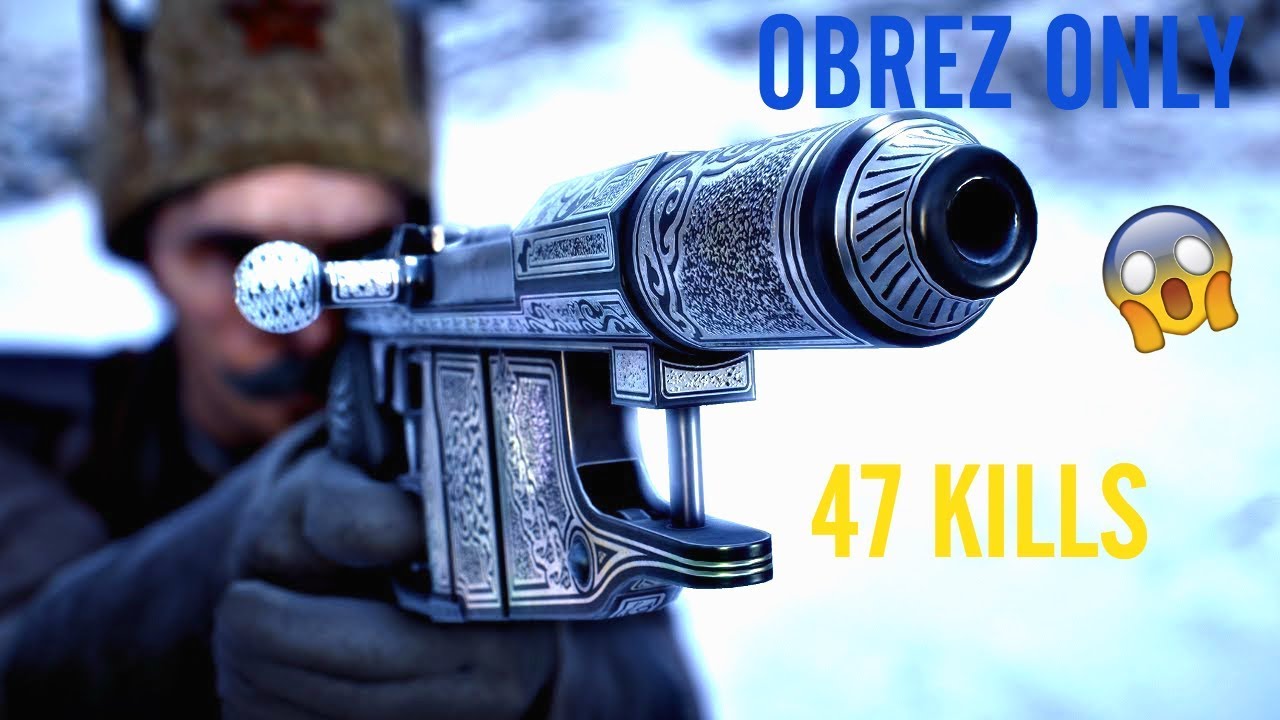 OBREZ PISTOL !!! OBREZ ONLY !!! 47 KILLS - Battlefield 1 Gameplay - YouTube