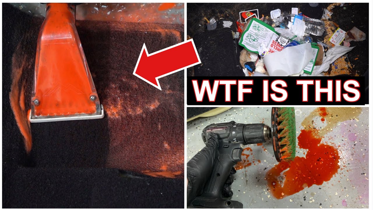 Super Cleaning A Disaster REPO Dodge Journey | Insane Full Interior Car ...