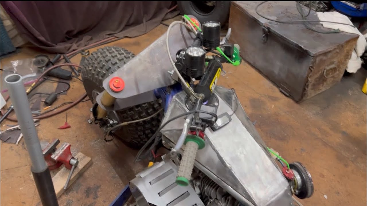 homemade mini bike update - YouTube