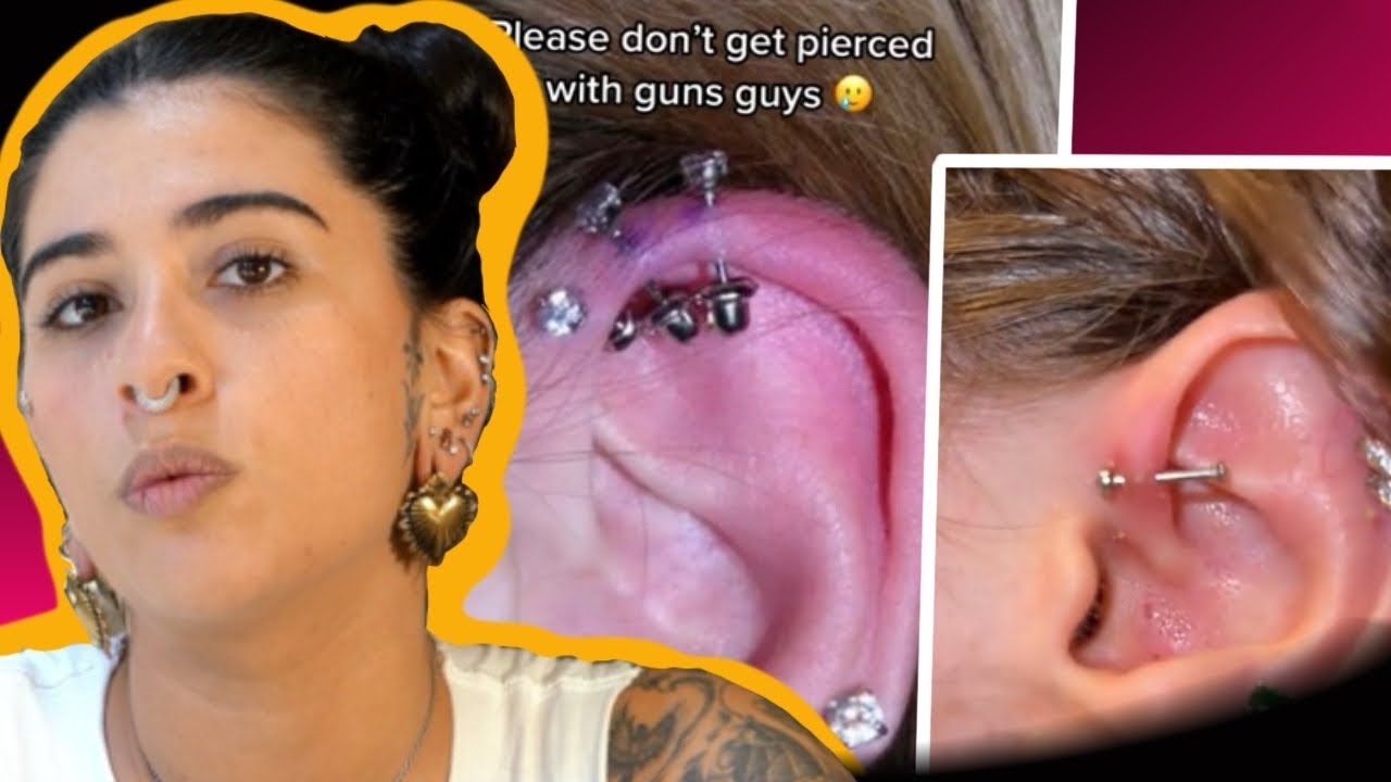 Piercer reacciona a Piercings Forward Helix FAILS - YouTube