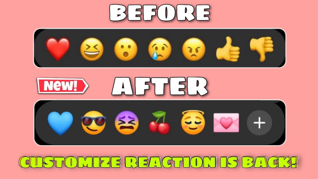 CUSTOMIZE MESSENGER REACTION IS BACK! - HOW TO CUSTOMIZE MESSENGER ...