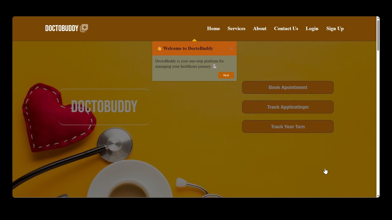 Doctobuddy Onboarding Demo by using Shepherd JavaScript library - YouTube