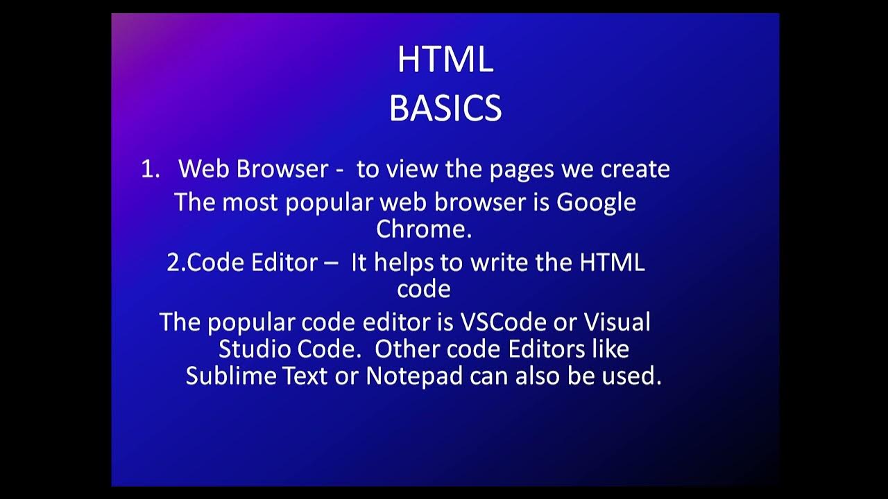 HTML 2 - YouTube