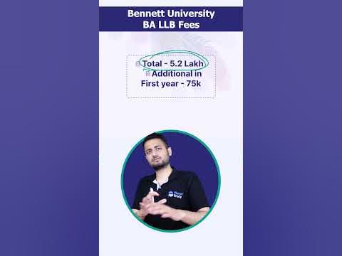 Bennett University se BA LLB karne ki fees!🤔#shorts - YouTube