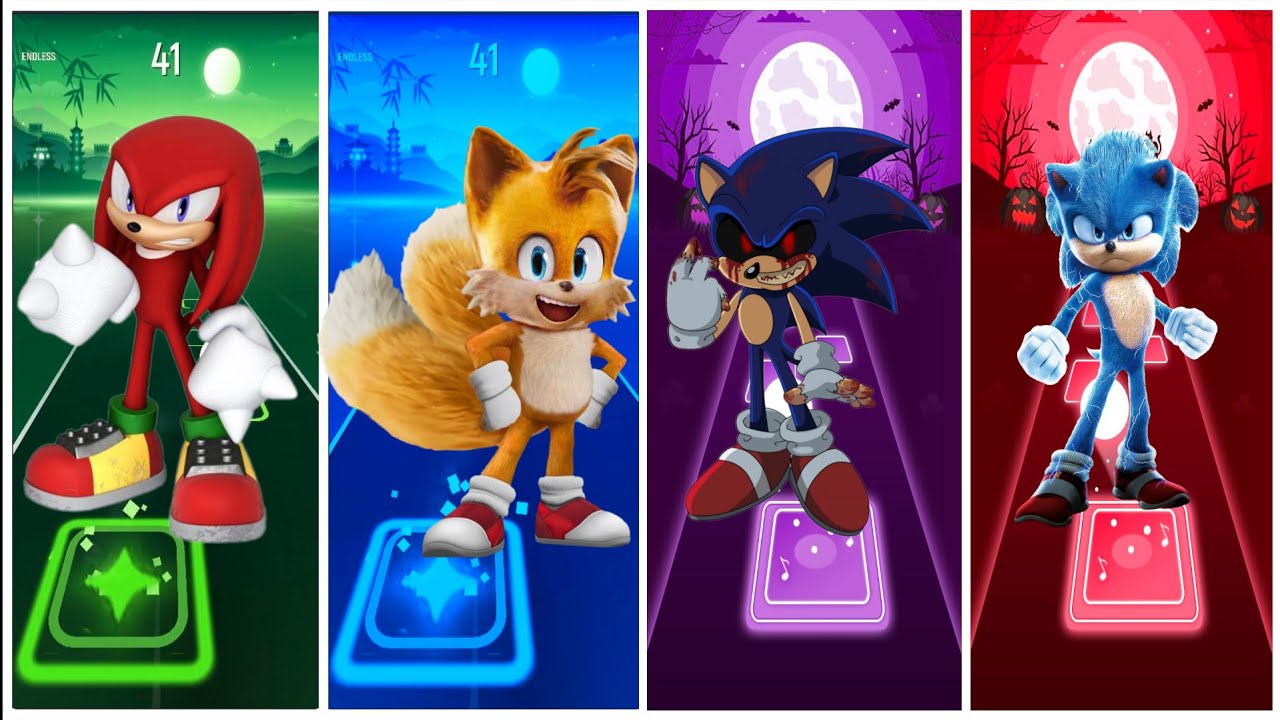 🌍 Sonic Tiles Hop: Exploring Fan-Made Levels! 🛤️- Knuckles & Tails ...