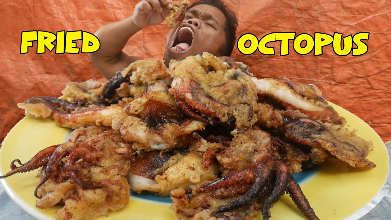 CRISPY FRIED OCTOPUS - YouTube