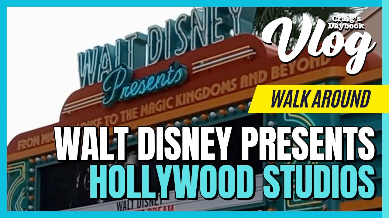 Walt Disney Presents at Hollywood Studios - Walk Around Vlog - Disney ...