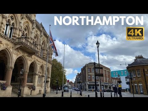 Northampton New Market Square Walking Tour [4K] - YouTube