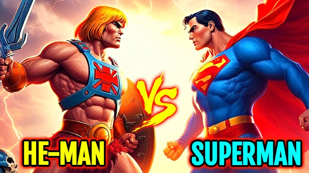 He-Man Vs Superman - The Ultimate Story Of Clash Of 2 Titans ...