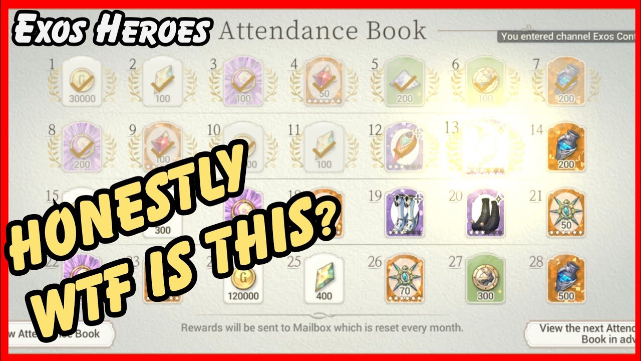 Exos Heroes Attendance Book Review! Honest Analysis | Is it Worth It ...
