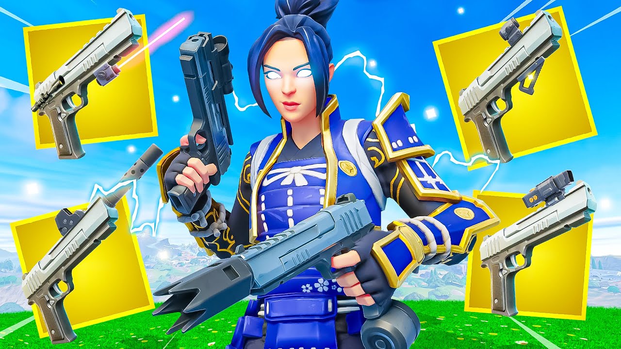 Fortnite DEAGLE *ONLY* Challenge! (INSANE) - YouTube