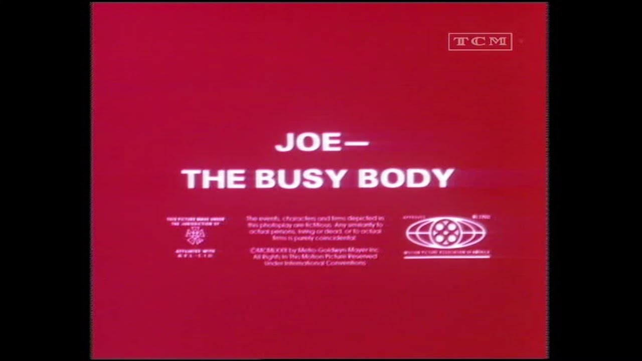 Joe - The Busy Body (1971) (English titles sequence) - YouTube