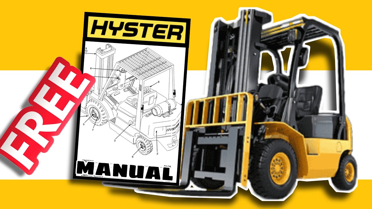 Hyster Challenger forklift H45 50 55 60 65XM Parts manual - YouTube
