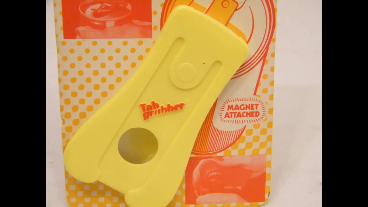 VINTAGE 80s TAB GRABBER OPENER TAB TOP SODA BEER CANS & TWIST OFF CAPS ...