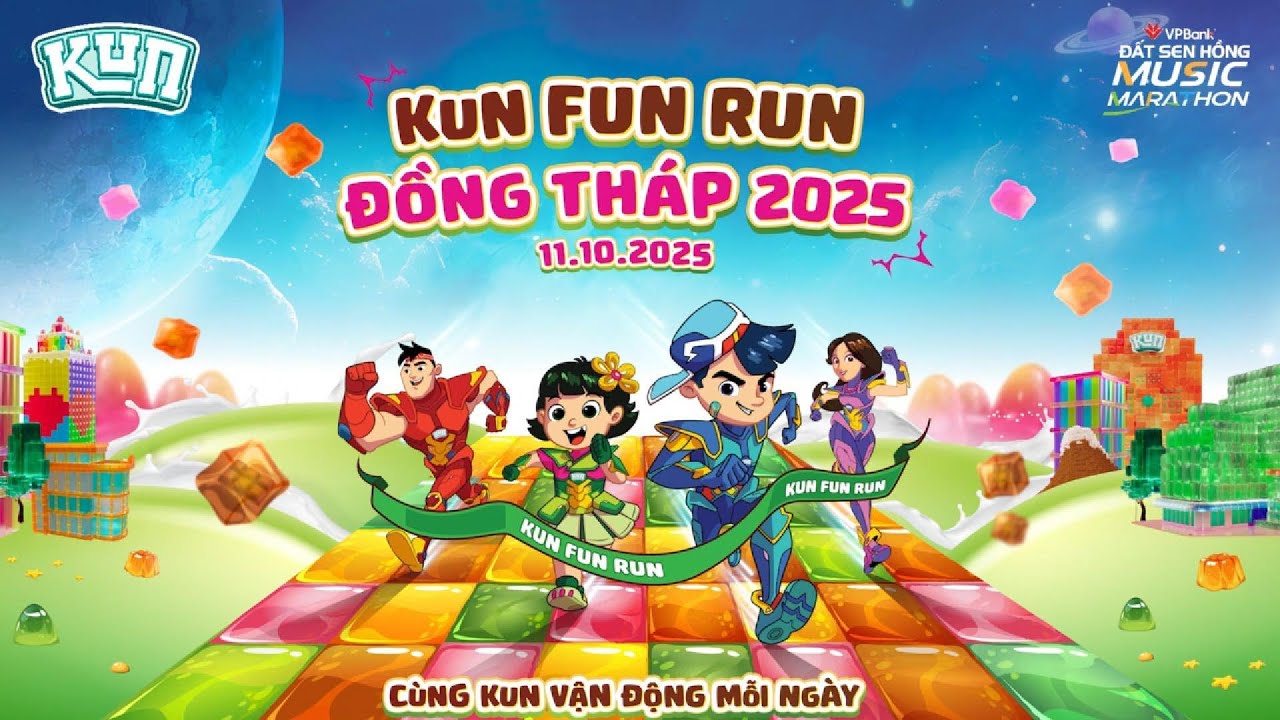 RECAP - KUN FUN RUN ĐỒNG THÁP 2025 - YouTube