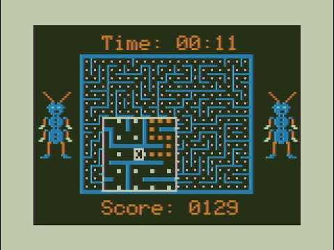 (Gameplay - 7) Mega Bug (TRS-80 Color Computer 2 - 1) - YouTube