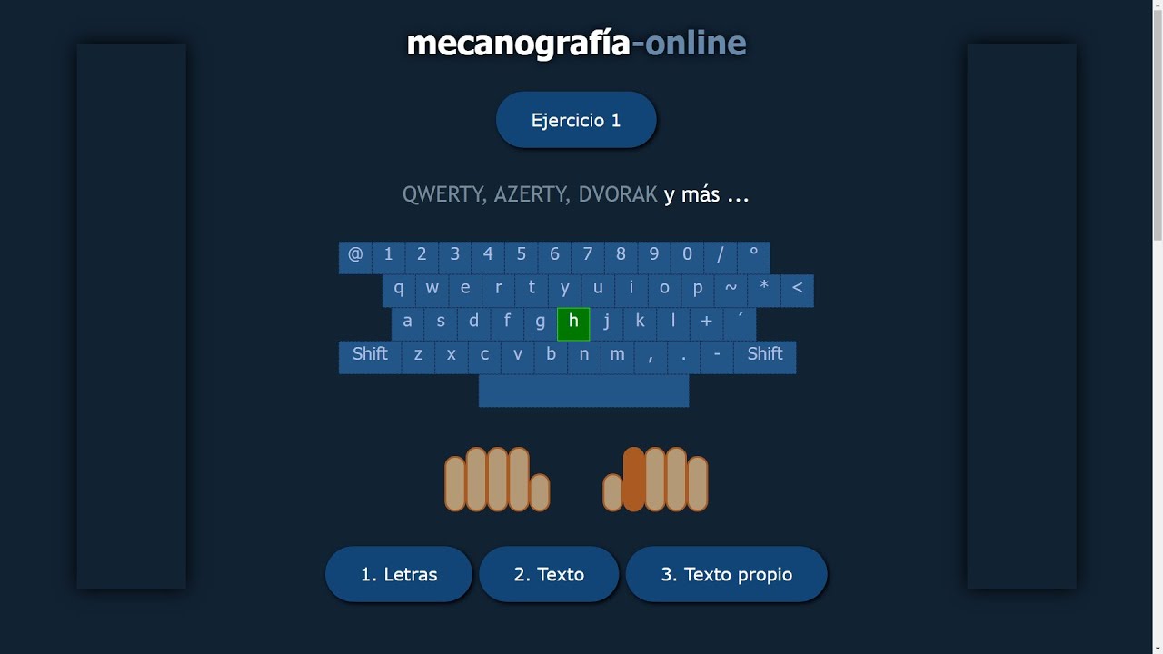 Mecanografía Online - YouTube