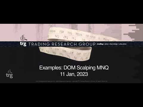 Trade Examples: DOM Scalping MNQ - YouTube
