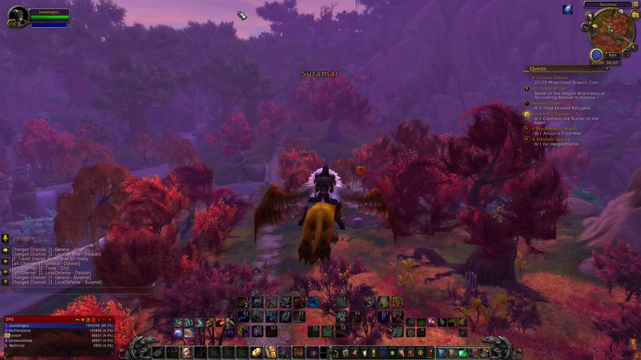 World of Warcraft: How to get Llothien Prowler (Fox Mount) - YouTube