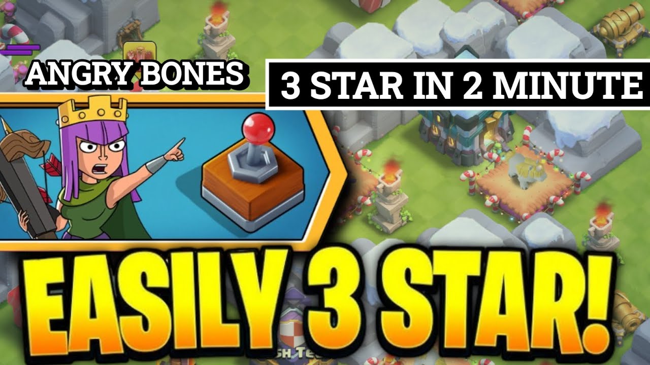 Easiest way to complete the angry bones challenge in 2 min#clashofclans ...