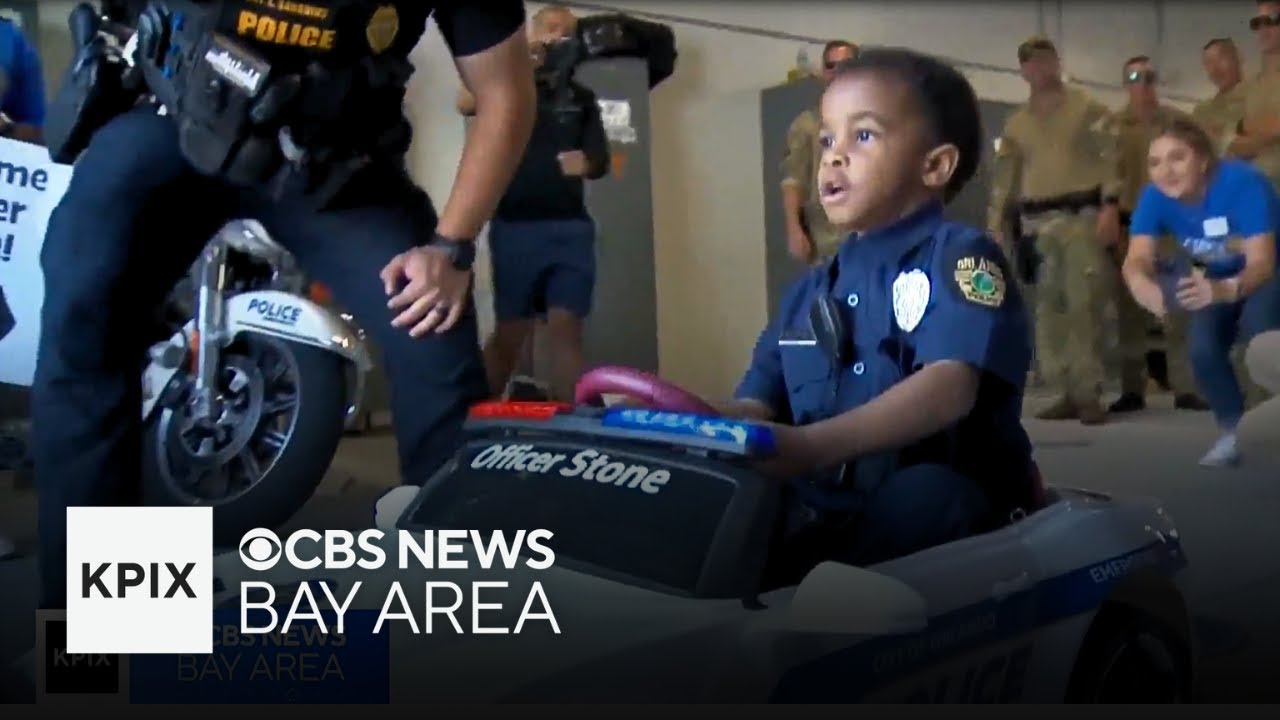 Make-A-Wish Kid gets to spend a day as an Orlando Police Officer - YouTube
