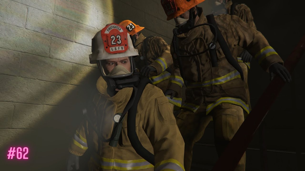 Grand Theft Auto V - #62 l The Bureau Raid (Fire Crew) l Mission 63 l ...
