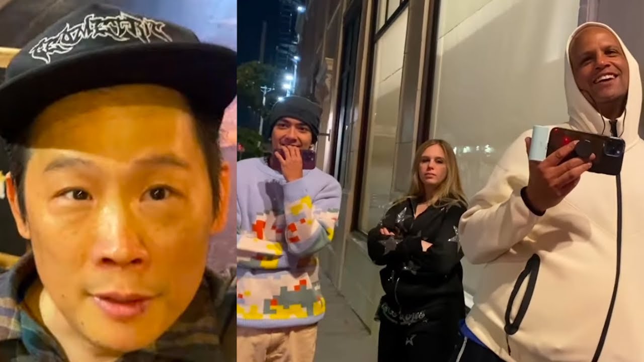 STEEBEE WEEBEE Visits The SQUIRREL SQUAD On Hollywood Blvd - YouTube