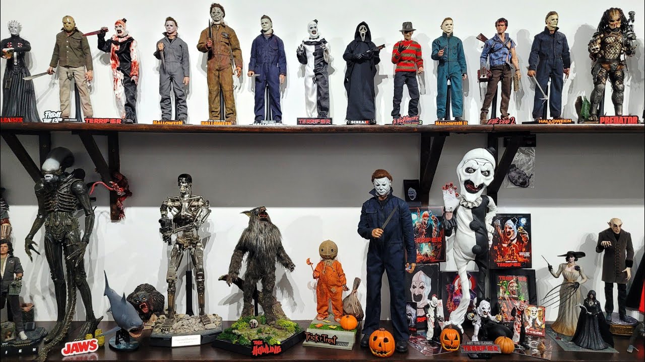 HORROR IS TAKING OVER MY COLLECTION ROOM!! - YouTube