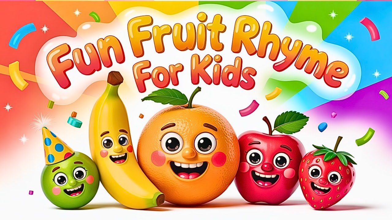 Fruits Song for Kids | Learn Fruits Name with Music | Educational Video ...