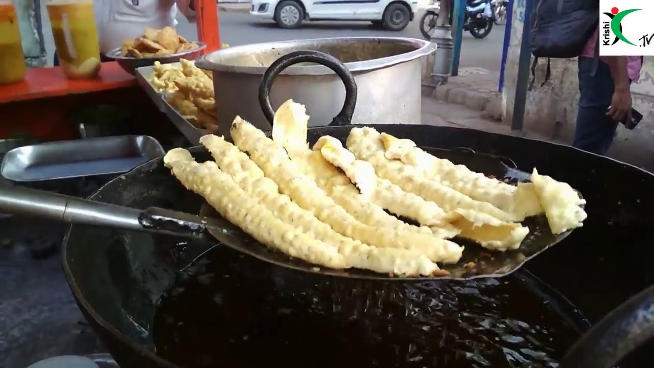 Making of Fafda #STREET FOOD - YouTube