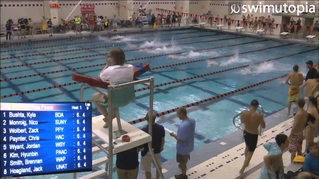 Boys 13-14 50 Meter Freestyle A Final - YouTube