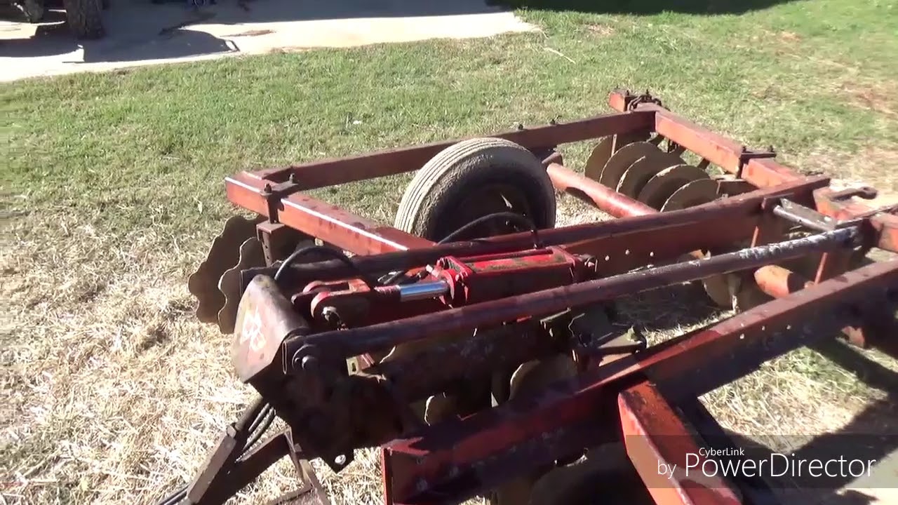 Disking the garden - YouTube