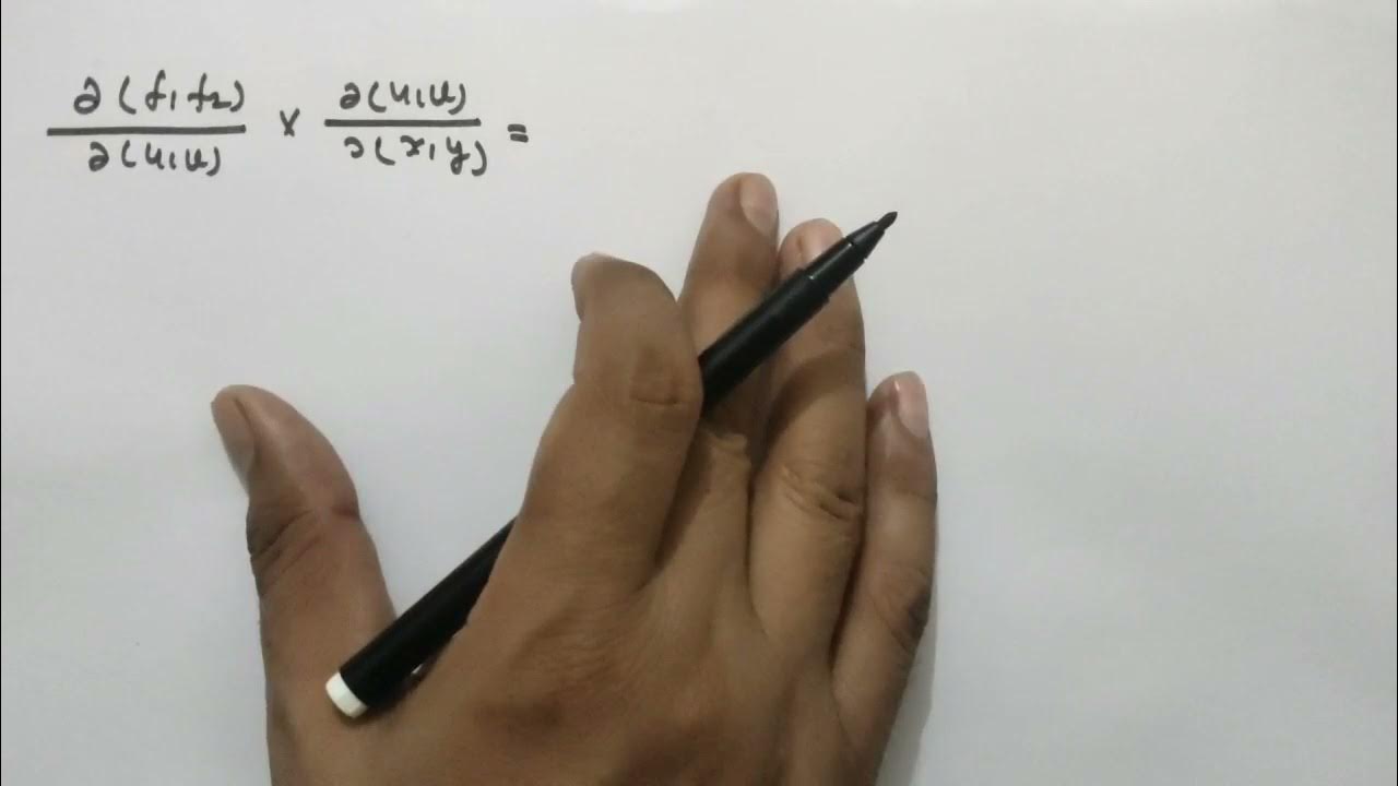 Lec18 Jacobian/ Proof Of Jacobian Implicit Function Formula - YouTube