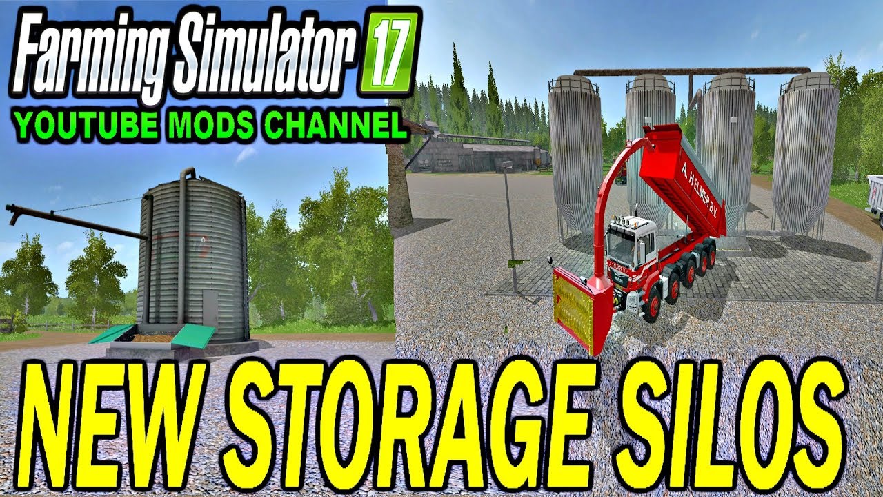 FS | 17 | Mods NEW STORAGE SILOS 1080p@60fps - YouTube