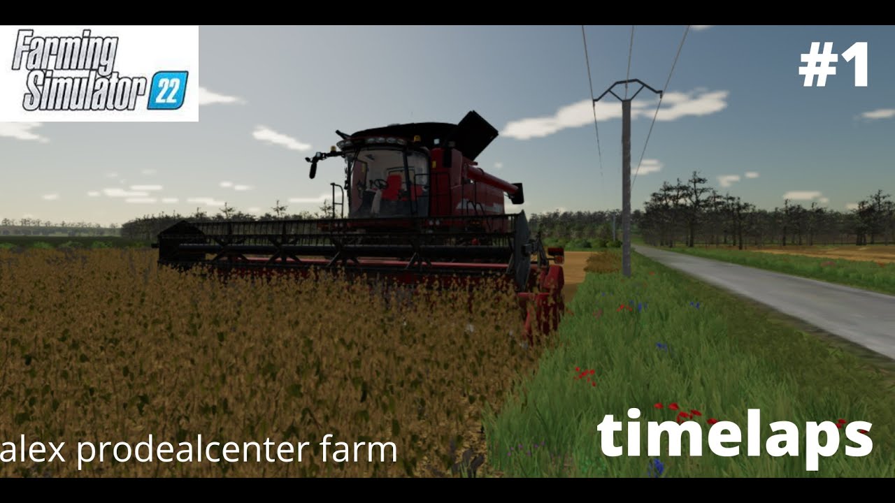 fs22 - alex prodealcenter farm - timelaps - YouTube