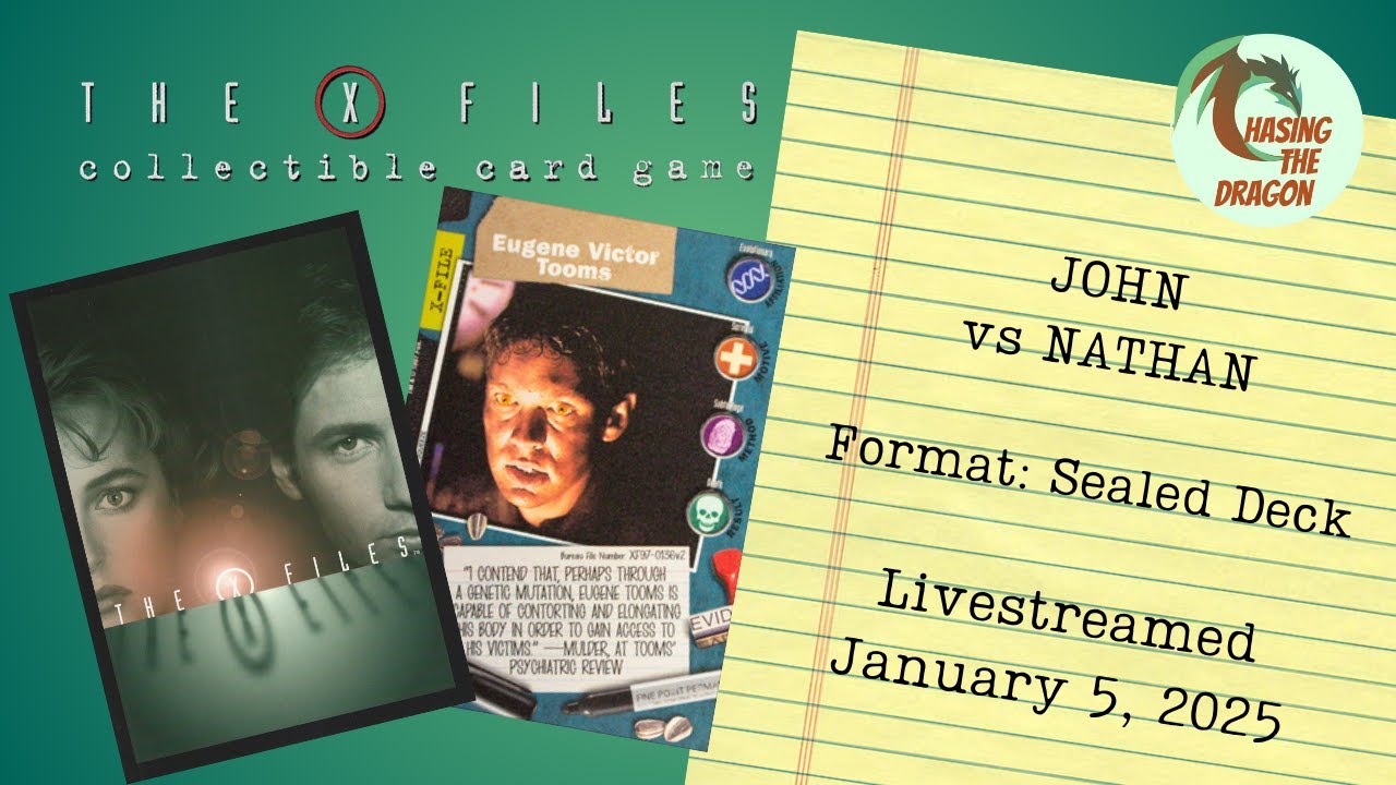 The X-Files CCG | Sealed Deck Game | Unboxing Vintage CCG - YouTube