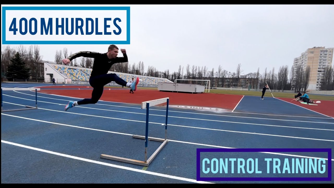 First 400m hurdles controls training in the season . Перше контрольне ...