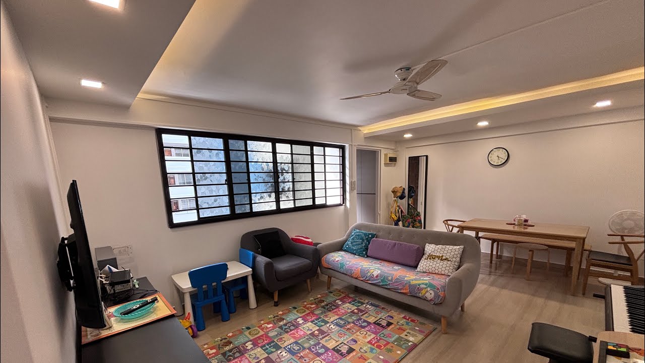 Singapore HDB 4rm corner flat for sale | Video walkthrough | 243 ...