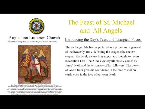 The Feast of St. Michael and All Angels - September 29, 2019 - YouTube