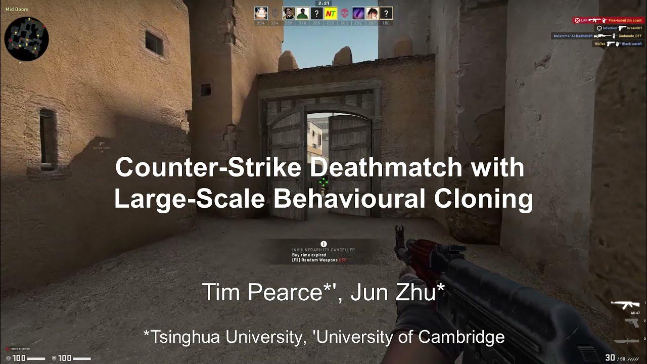 Counter-Strike Deathmatch with Large-Scale Behavioural Cloning, Brief ...