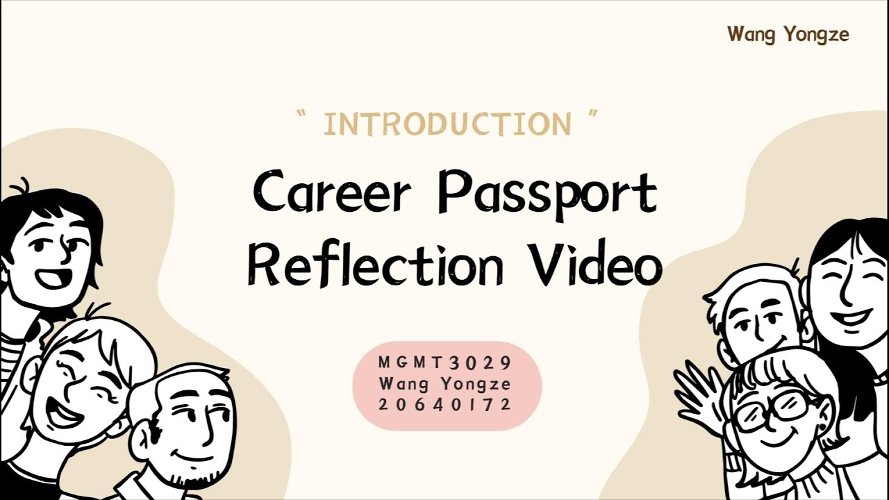 Career Passport Reflective Video - YouTube